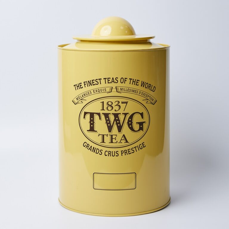 Saturn Tea Tin in Yellow 1kg - IHC Wine Boutique